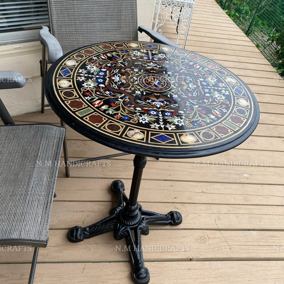 Marble garden table store