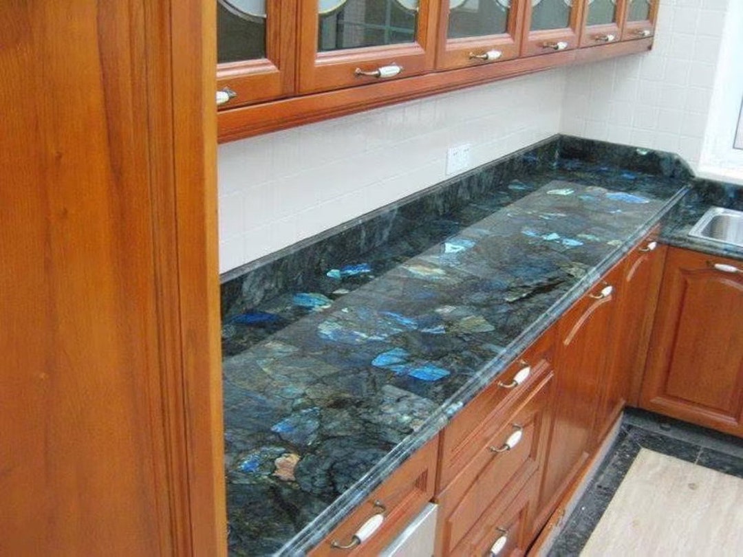 Stone Kitchen Counter Top, Labradorite Vanity Top, Labradorite Buffet ...