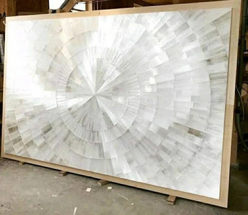Selenite Wall Panel, Selenite Tiles, Selenite Wall Decor, Selenite ...