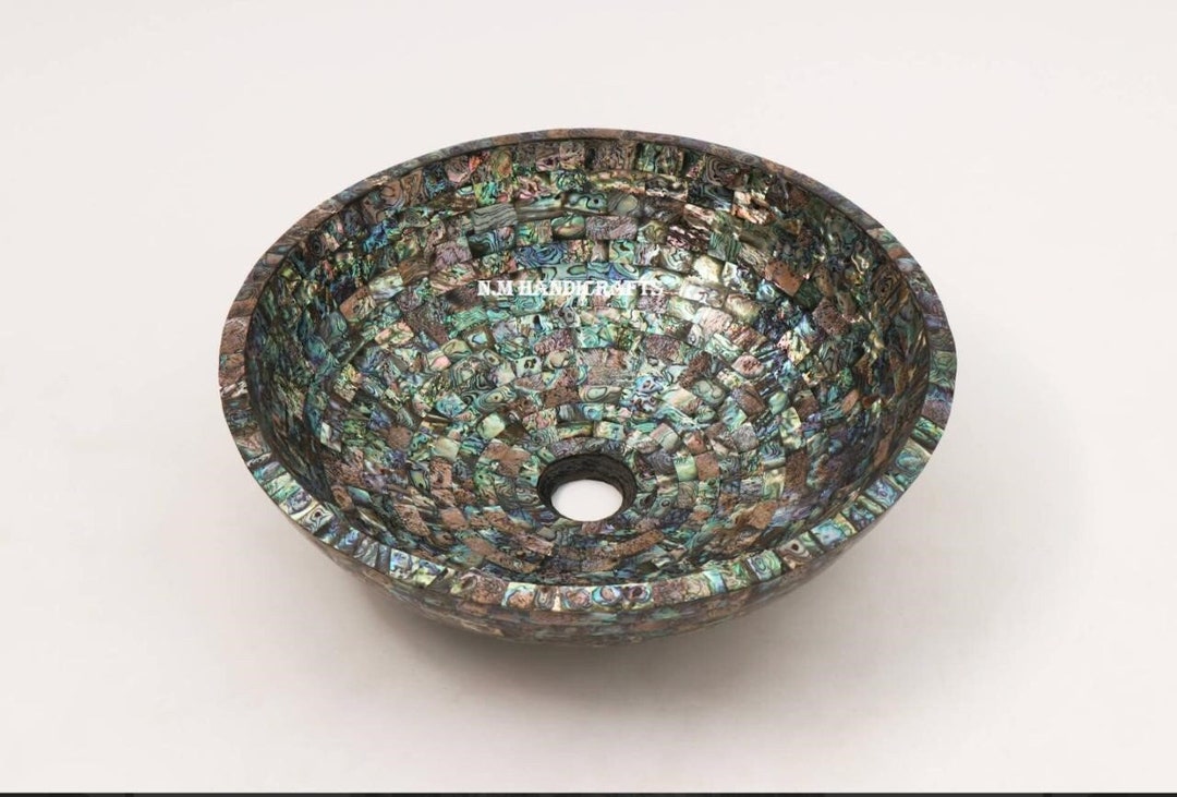 Abalone Shell Wash Basin, Bathroom & Kitchen Sink, Marble Sink, Dinning ...