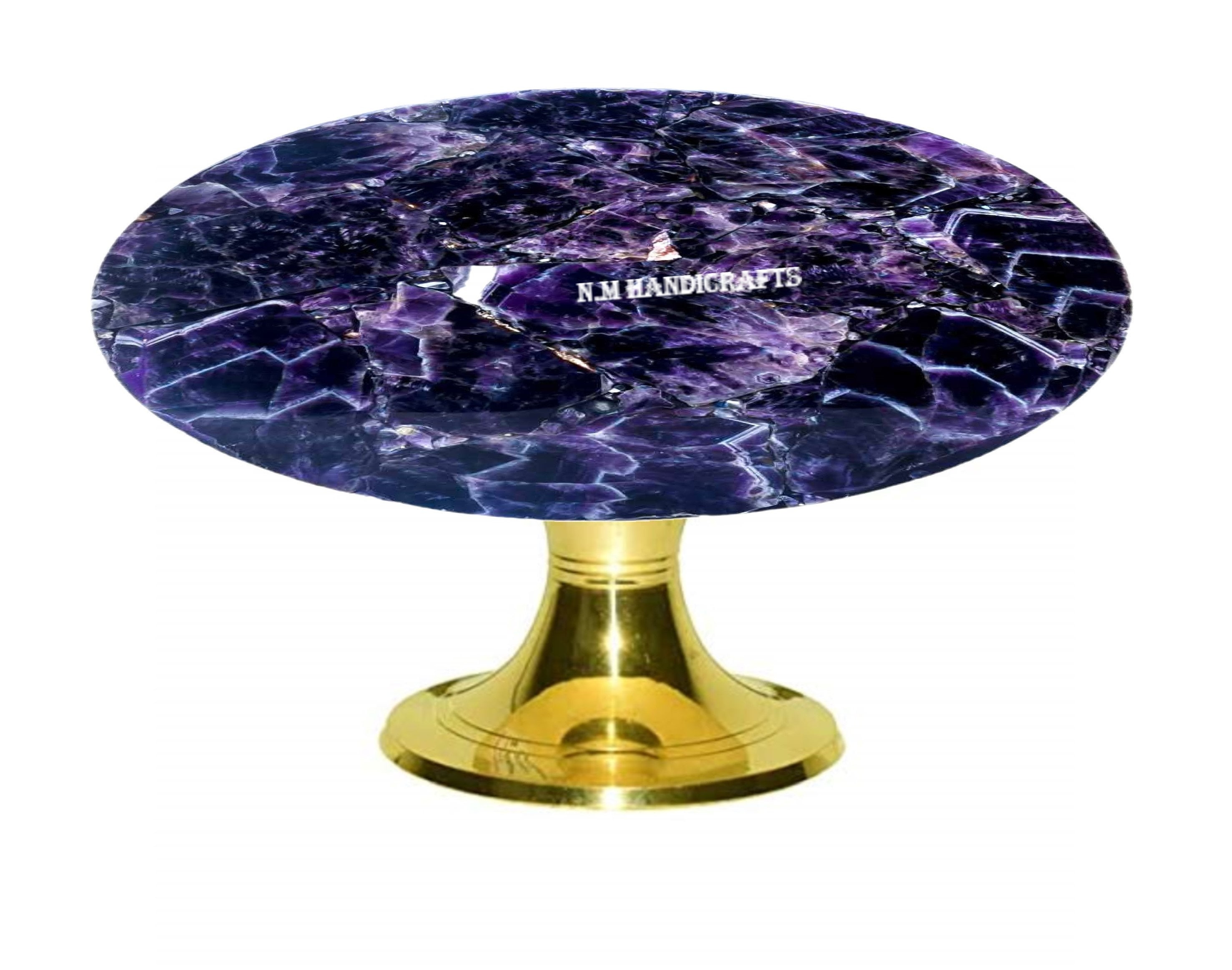 Purple Amethyst Table Top, Amethyst Stone Table, Amethyst Side Table ...