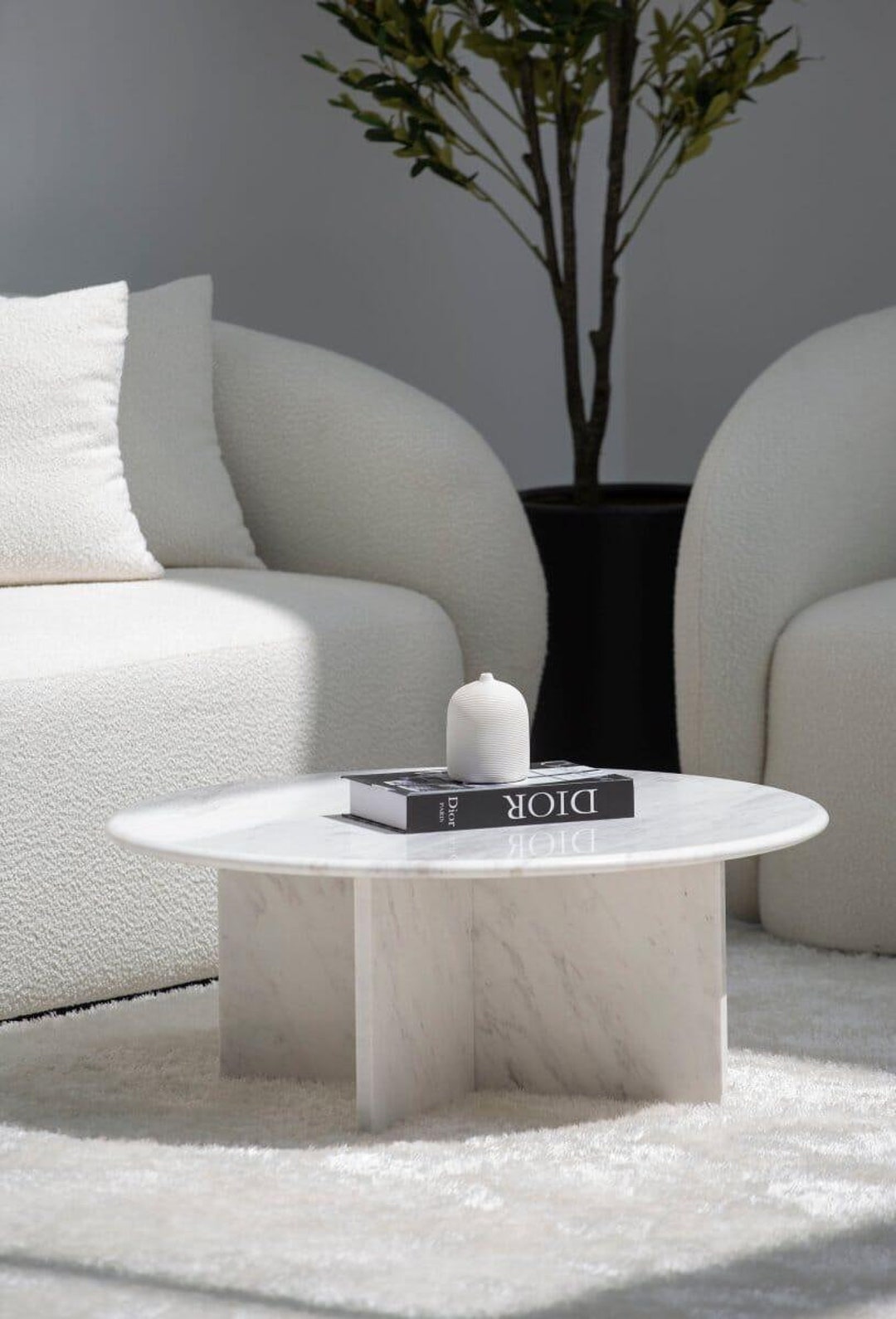 Marble Coffee Table, Onyx Marble Center Table, Side Table, Marble ...