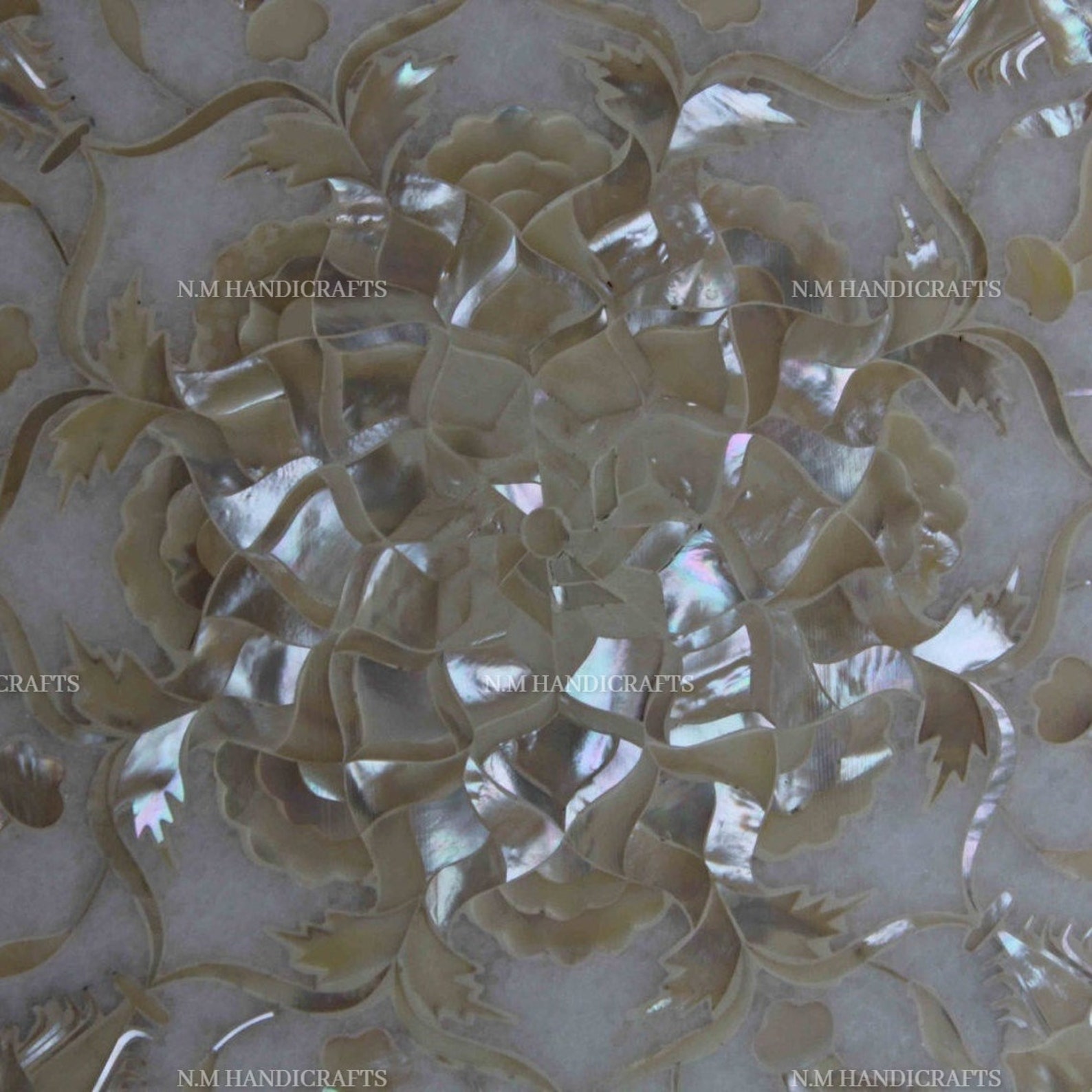 Marble Inlay Dining Table Mother of Pearl Shell Inlay Mop - Etsy