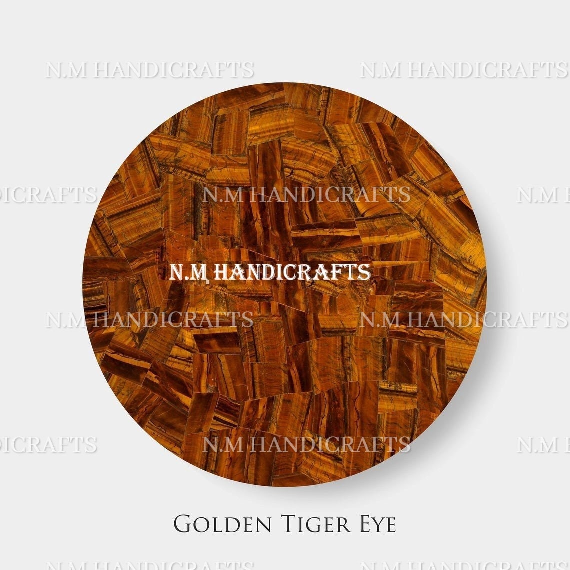 Tiger Eye Coffee Table, Tiger Eye Centre Table, Marble & Tiger Eye ...