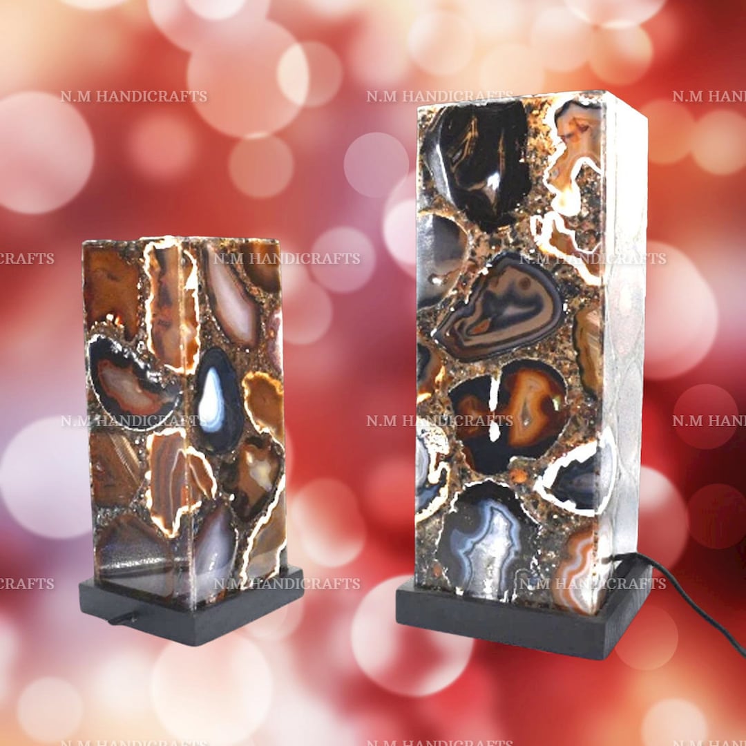 Agate Table Lamps, Agate Crystal, Agate Lamps, Crystal Lamps, Crystal ...