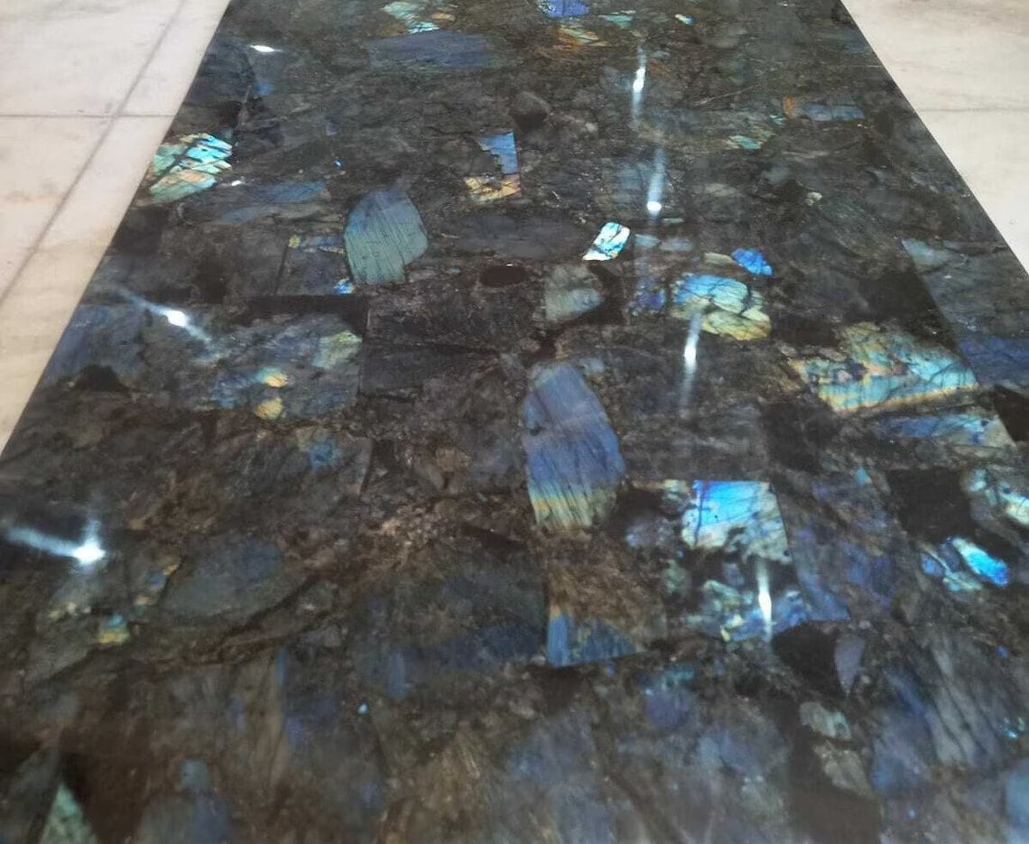 Stone Kitchen Counter Top Labradorite Vanity Top Labradorite - Etsy