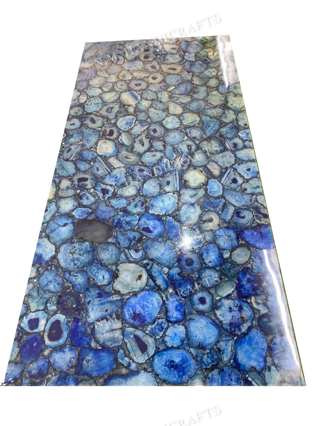 Agate Counter Top, Blue Agate Kitchen Slab, Agate Dining Table, Agate ...
