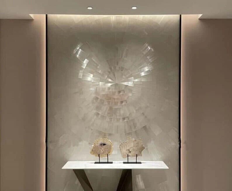 Selenite Wall Panel, Selenite Tiles, Selenite Wall Decor, Selenite ...