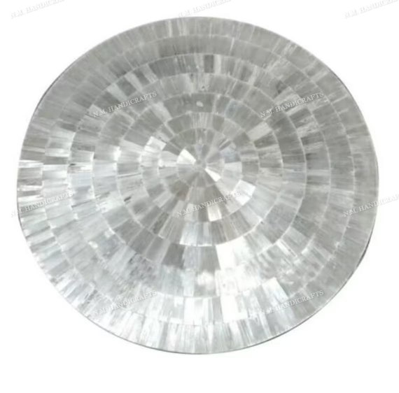 Selenite Stone Dining Table Top Selenite Coffee Table Center - Etsy