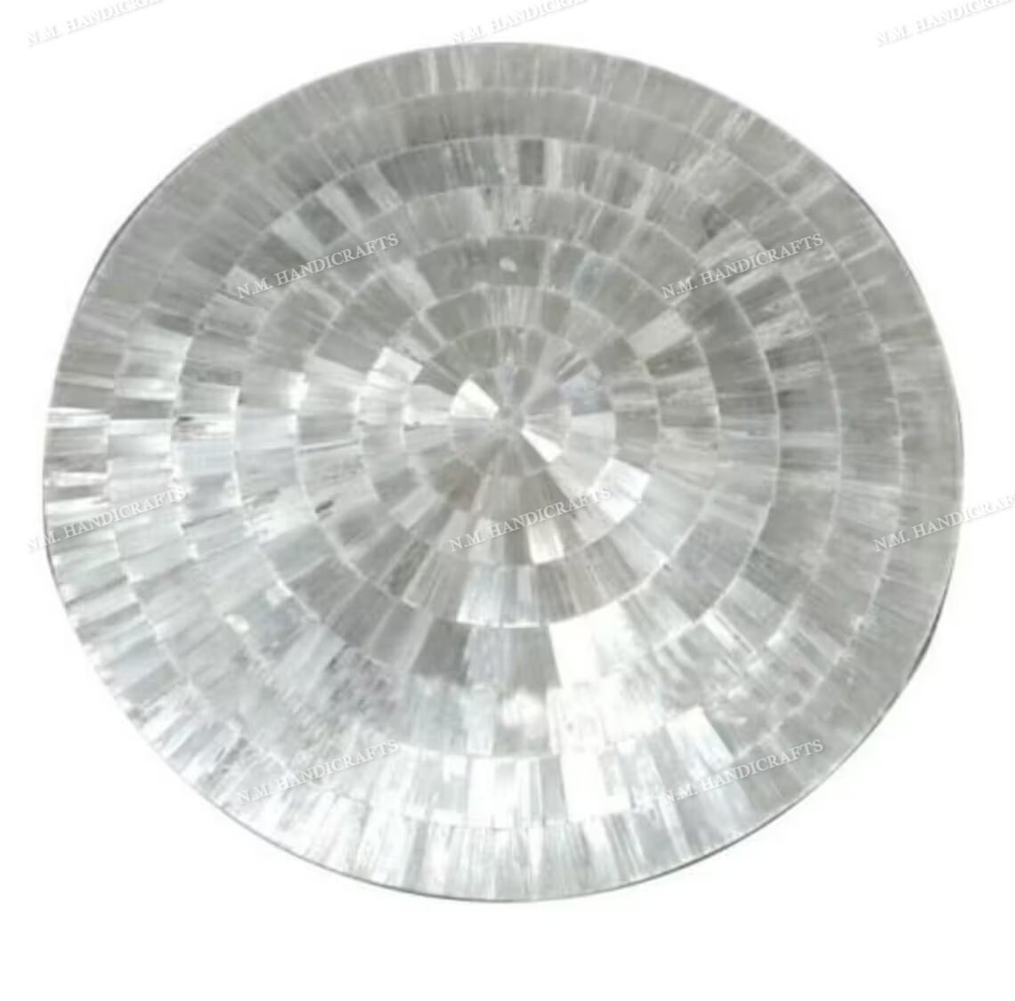Selenite Stone Dining Table Top, Selenite Coffee Table, Center & Side ...