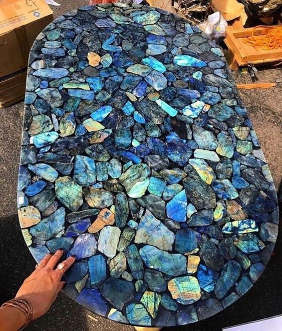 Labradorite Counter Tops, Labradorite Vanity Top, Labradorite Buffet ...