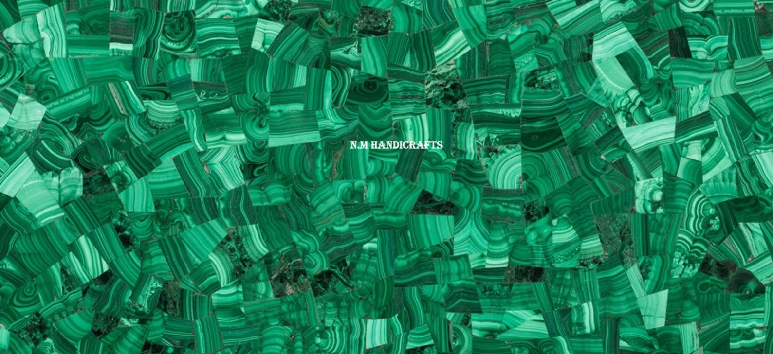 Malachite Inlay Stone Coffee Table Top Dining Table Top - Etsy