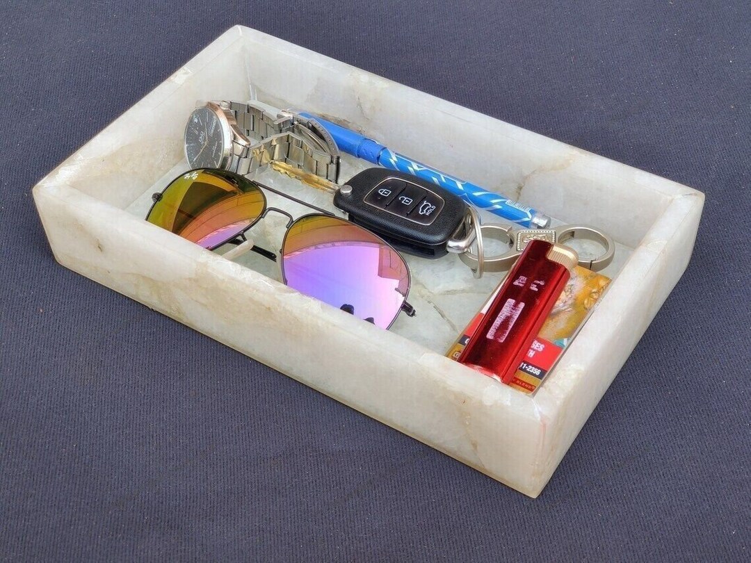 Quartz Serving Tray, Table Accessories Tray, Bathroom Tray Accessory ...