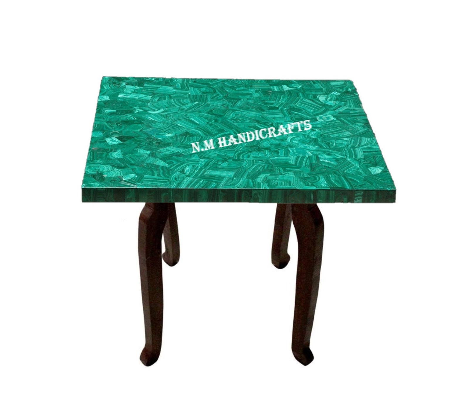 Malachite Inlay Stone Coffee Table Top Dining Table Top - Etsy