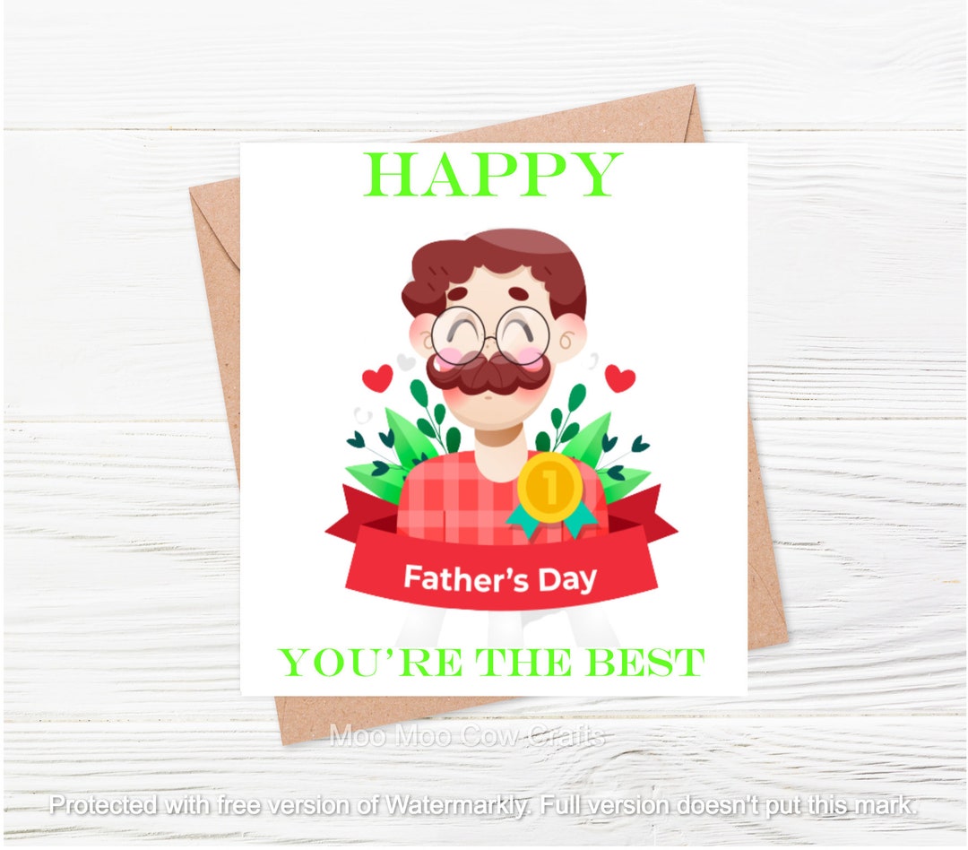Fathers Day Card 2023, Funny Fathers Day Card, Fathers Day UK, Card ...