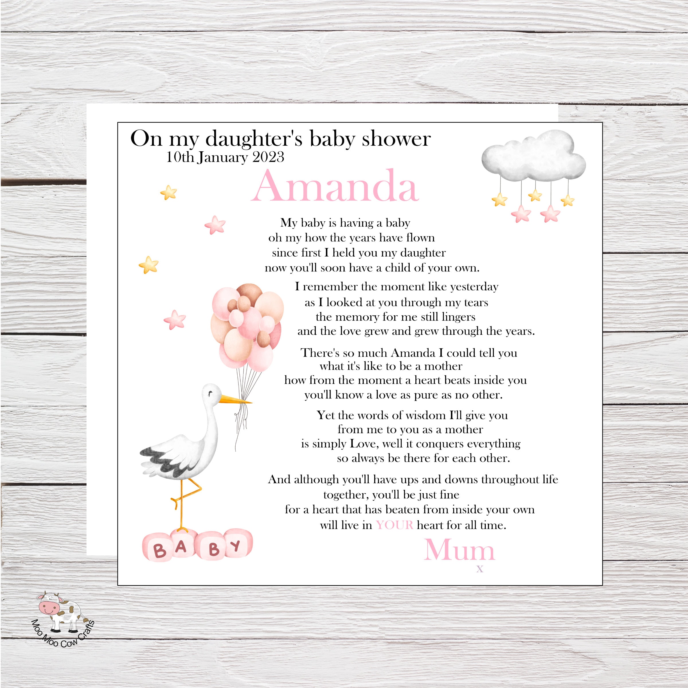 Printable Baby Shower Wrapping Paper