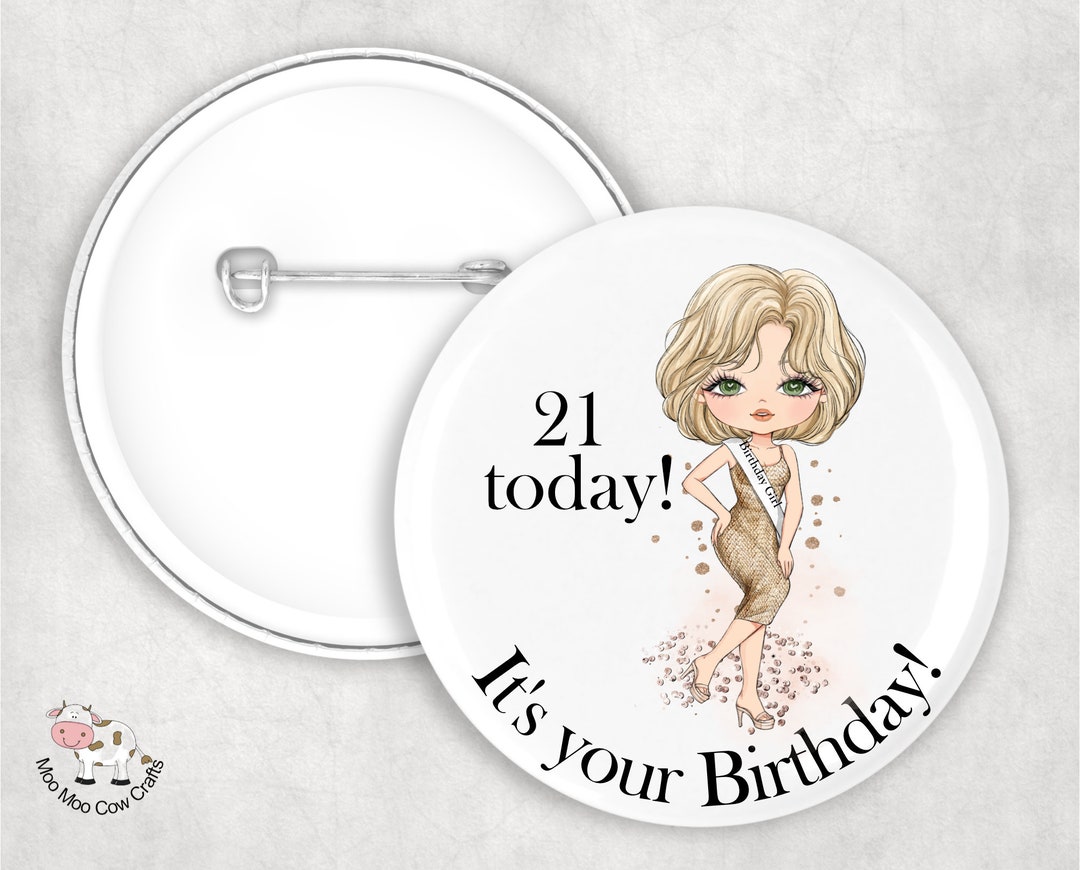 Personalised Badge: Large 75mm Sash Pin - Etsy