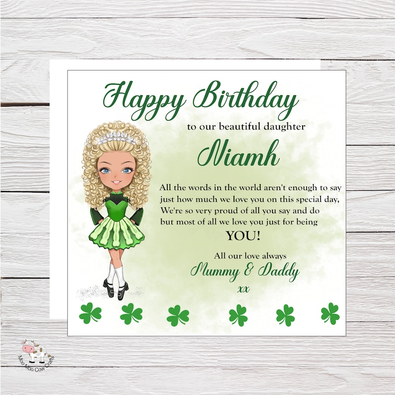 Irish Birthday Card - Etsy