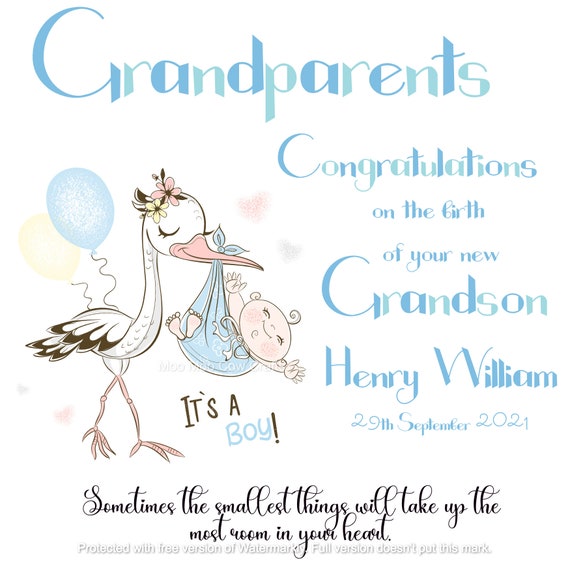 New Baby Congratulations For Grandparents