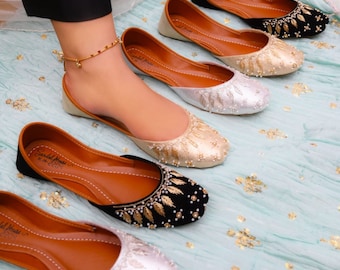 Handcrafted Ladies Pakistani Indian Khusa Sandal Diamonte - Etsy