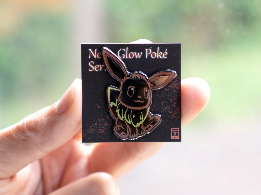 Neon Glow Evie Enamel Pin - Etsy
