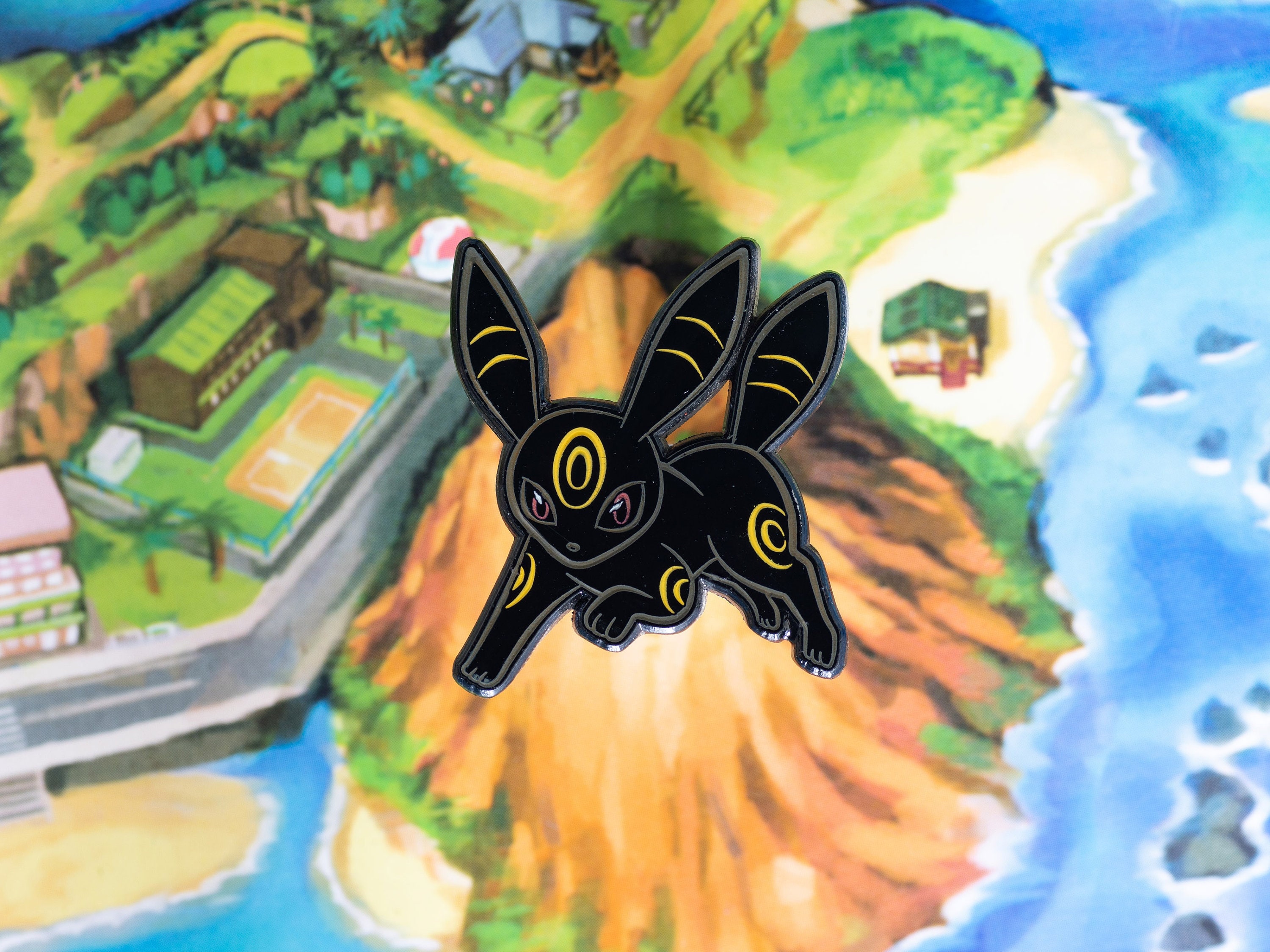 Neon Glow Evolutions Type:umbra Enamel Pin - Etsy