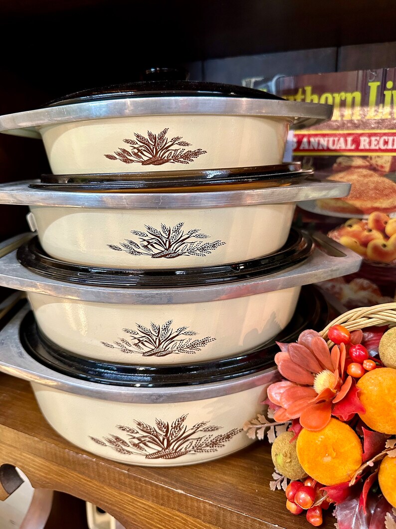VINTAGE COOKWARE: Club Aluminum harvest Wheat Cast Aluminum Cookware ...