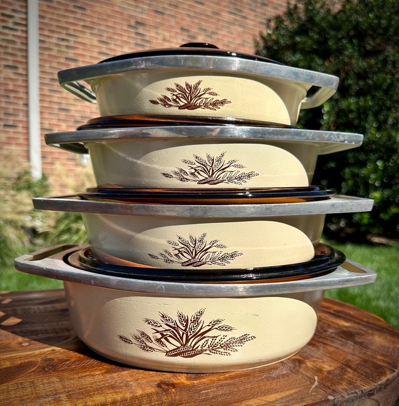 VINTAGE COOKWARE: Club Aluminum harvest Wheat Cast Aluminum Cookware ...