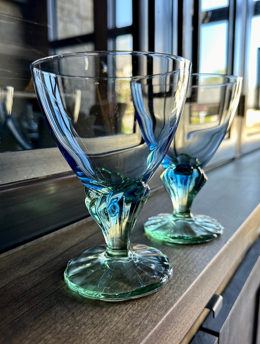 Bormioli Rocco bahia Cocktail Glasses Vintage Crystal Stemware With ...