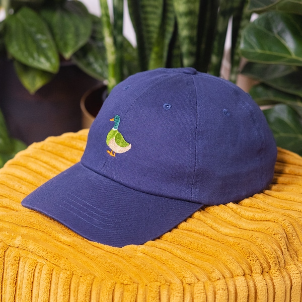 Embroidery Baseball Cap With Duck - Etsy