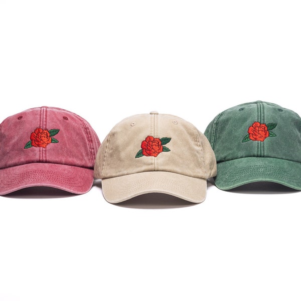 Flower Baseball Cap - Etsy