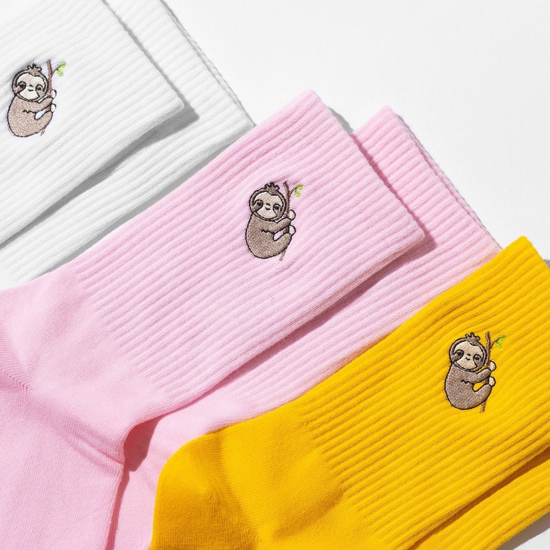 Sloth Socks - Etsy