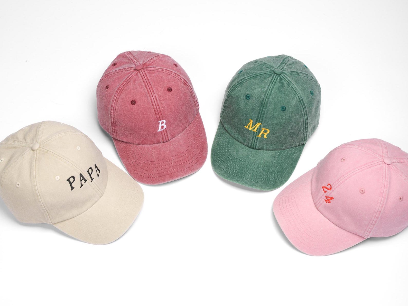 Cap Embroidered With Initials, Vintage Dad Hat Custom Embroidery With ...