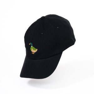 Cotton Cap Duck Embroidery Design | Embroidered in UK | Cotton Snapback ...