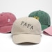 Cap Embroidered With Initials, Vintage Dad Hat Custom Embroidery With ...