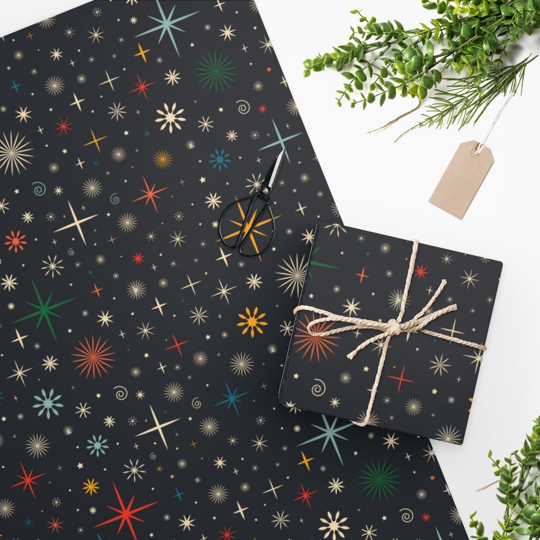 Mid-century Modern Gift Wrap Paper Mid-century Modren - Etsy