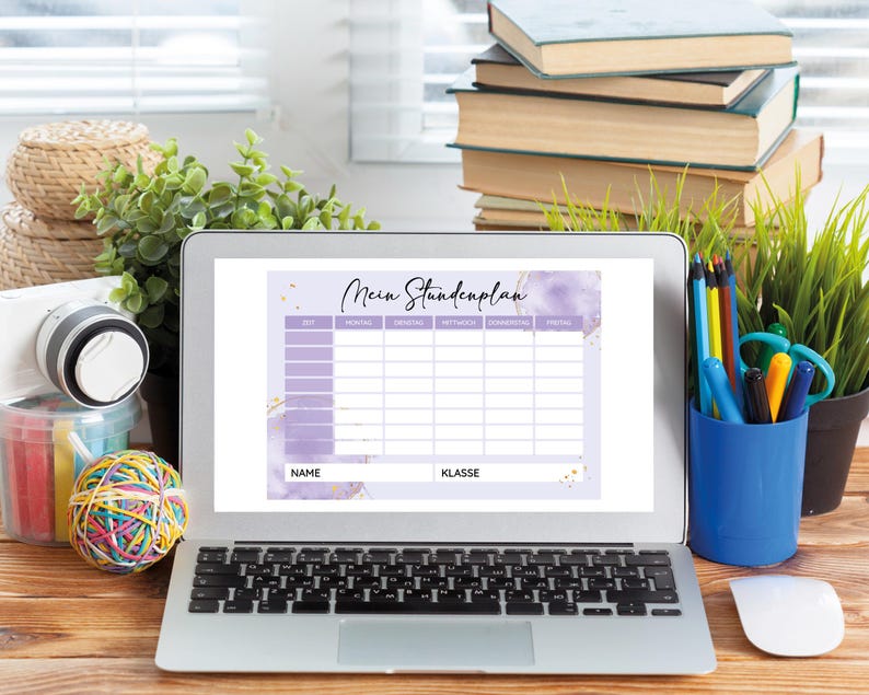 A4 Timetable to Print | Writable PDF | Digital DOWNLOAD | Children ...