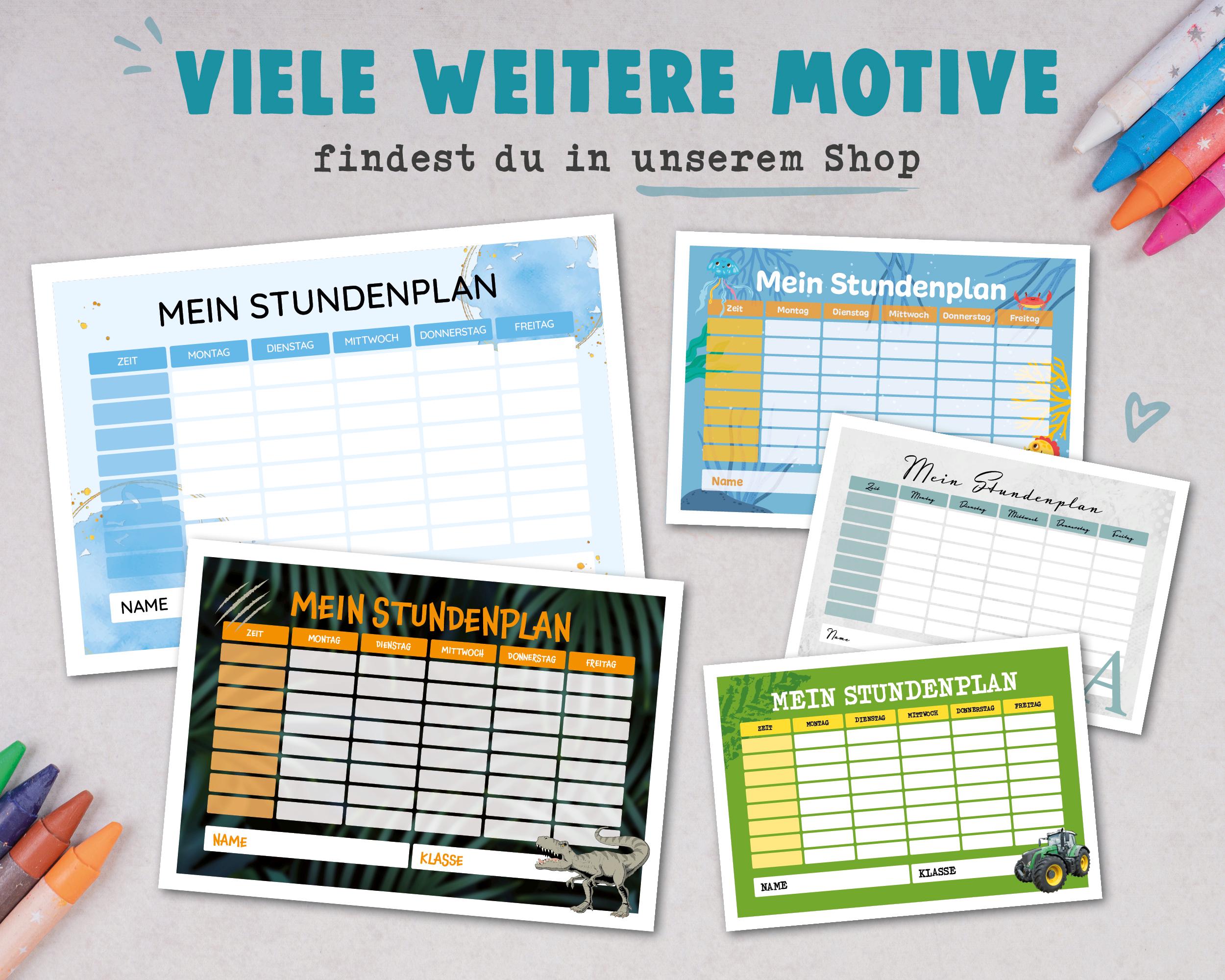A4 Timetable to Print | Writable PDF | Digital DOWNLOAD | Children ...
