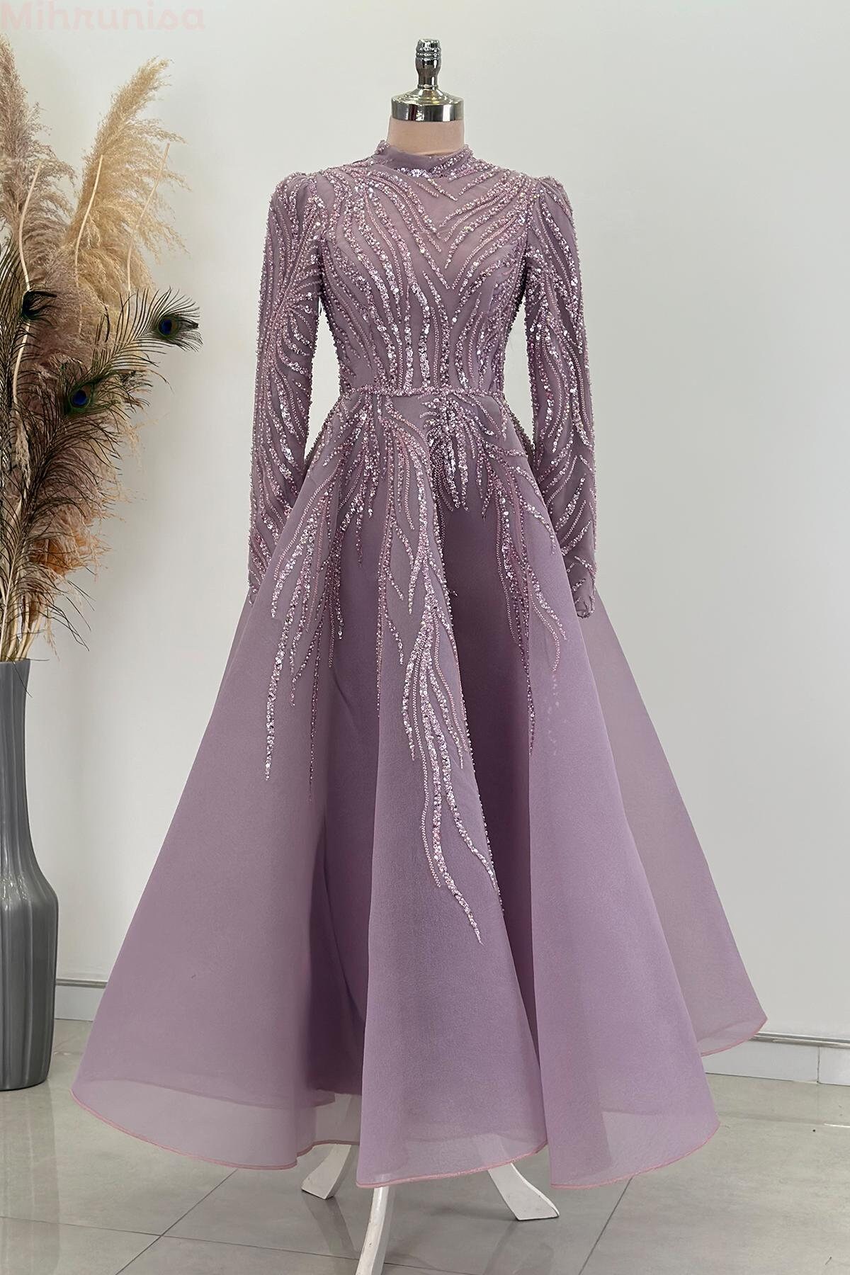 Stunning Formal Evening Gown With Elegant Embroidery - Etsy