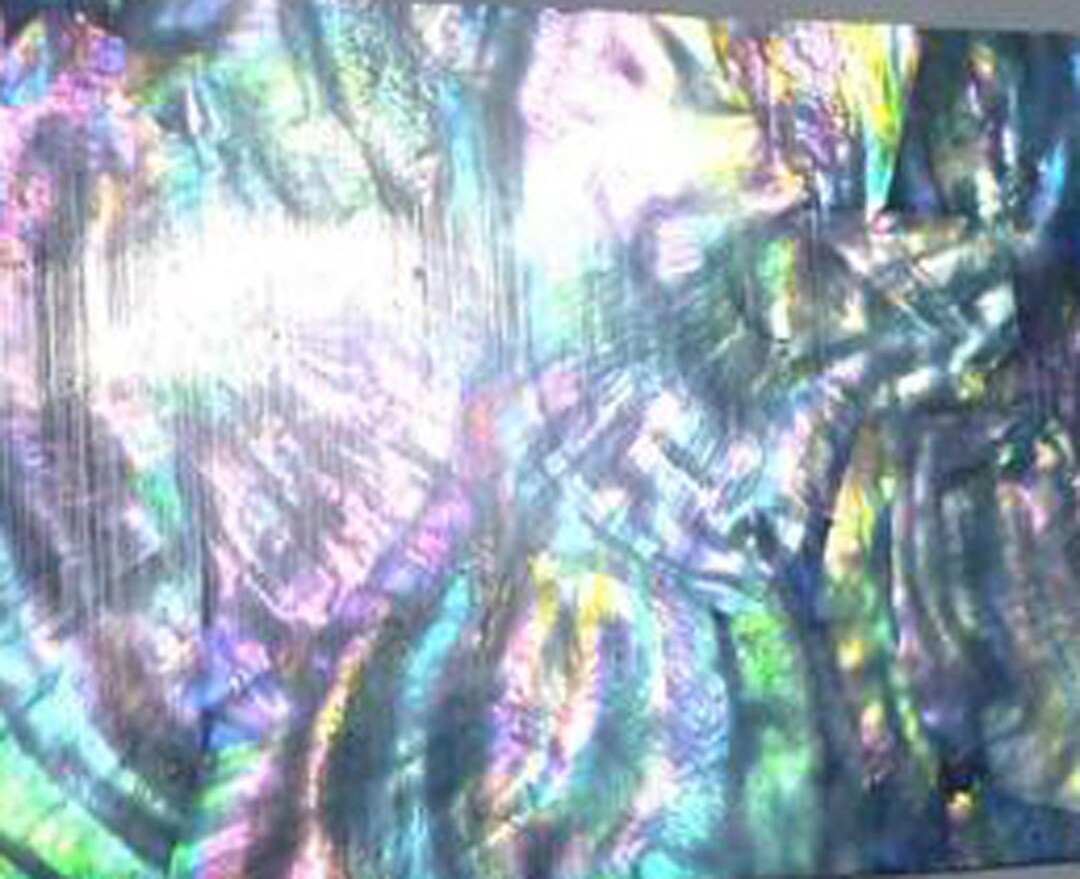 Genuine DARK RAINBOW Mother of Pearl Shell Inlay Real Shell Thin Sheet ...