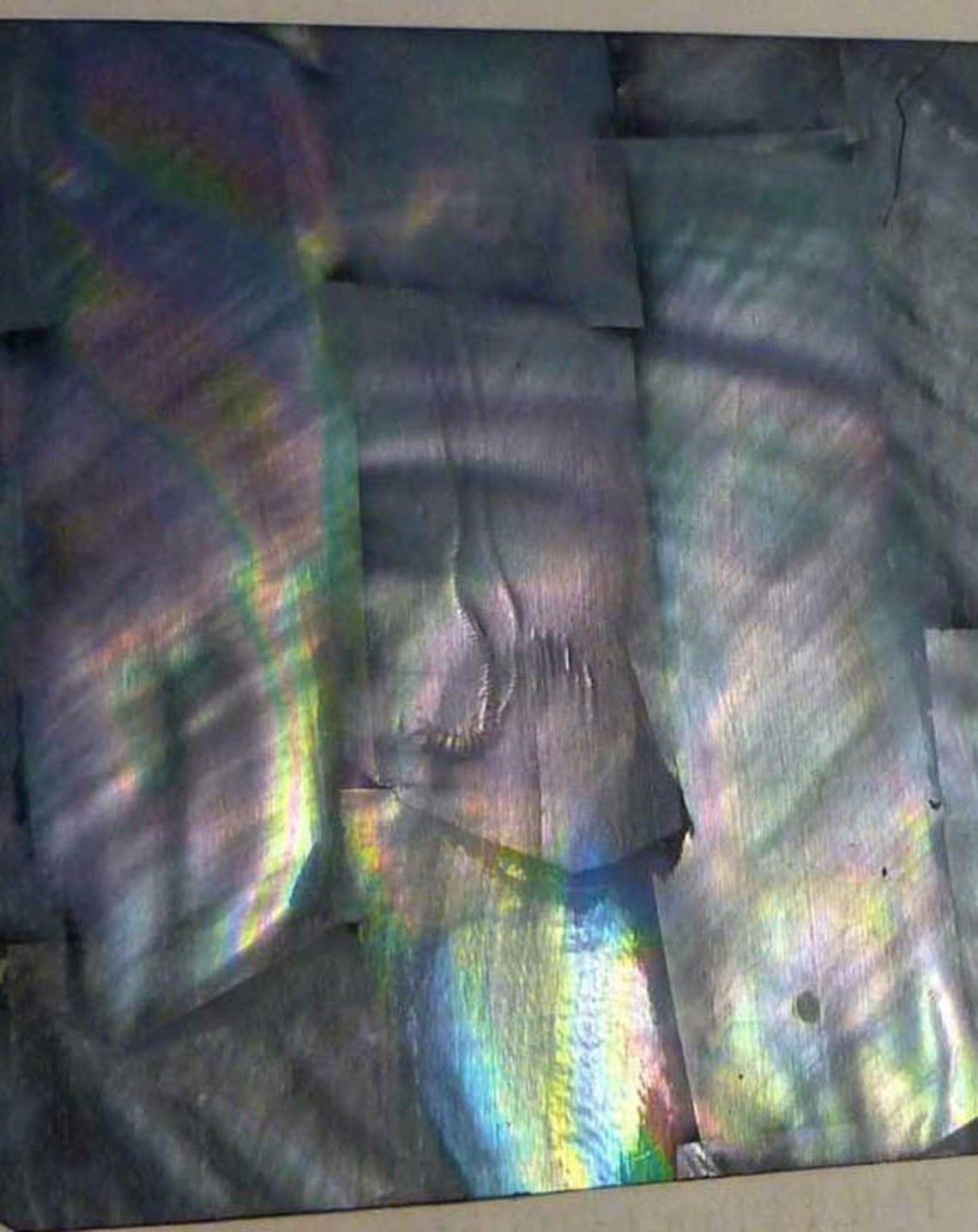 Genuine BLACK Mother of Pearl Shell INLAY Real Shell Thin Sheet Veneer ...