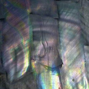 Genuine BLACK Mother of Pearl Shell INLAY Real Shell Thin Sheet Veneer ...