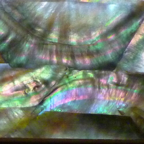 Genuine RAINBOW Mother of Pearl Shell INLAY Real Shell Thin - Etsy