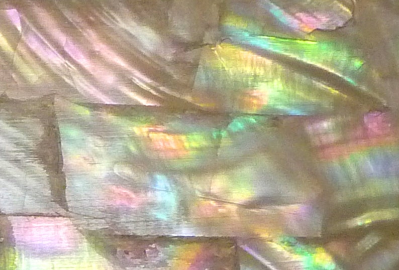 A+ Colorful Genuine Mother of Pearl Shell INLAY Real Shell Thin Sheet ...