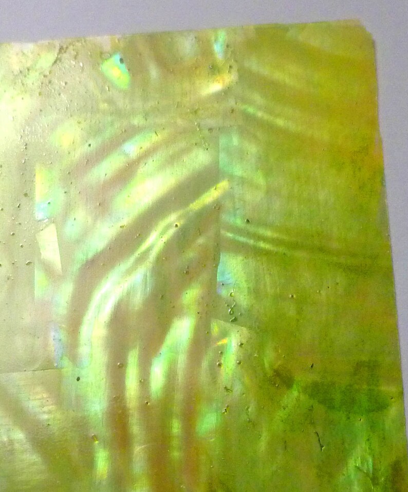 Genuine Green Mother of Pearl Shell Inlay Real Shell Thin - Etsy