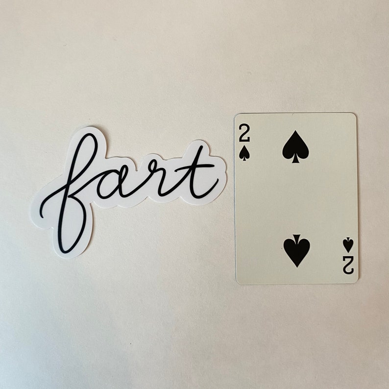 Fart Sticker Vinyl Sticker Laptop Sticker Water Bottle Sticker Car ...