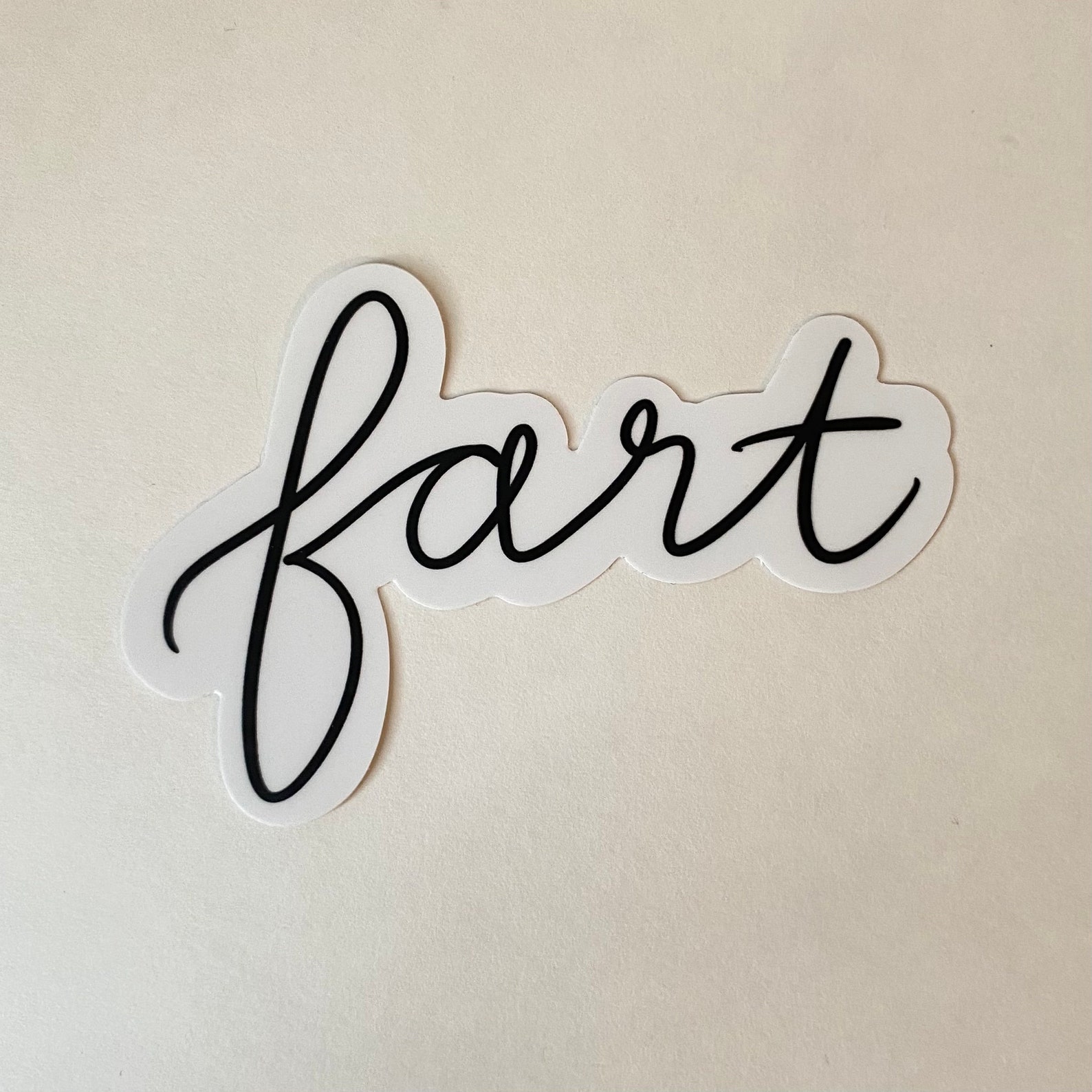 Fart Sticker | Vinyl Sticker | Laptop Sticker | Water Bottle Sticker ...