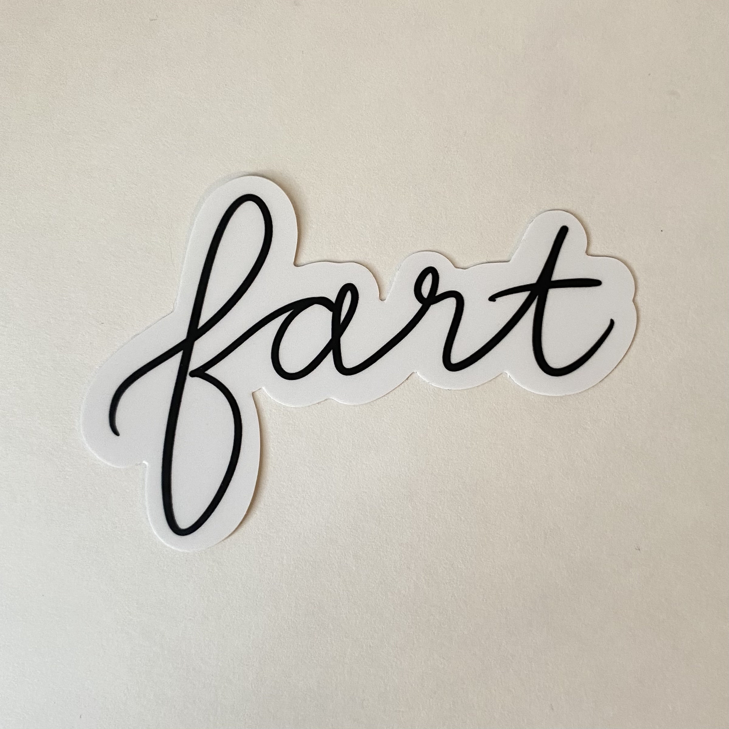 Fart Sticker | Vinyl Sticker | Laptop Sticker | Water Bottle Sticker ...
