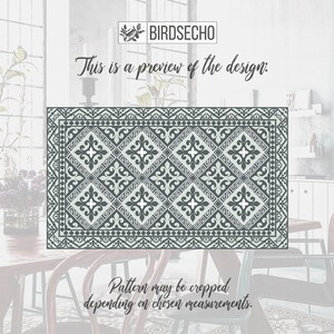 Flor De Lis Mint Vinyl Mat, Linoelum Rug, Rugs, Talavera Decor, Rug ...