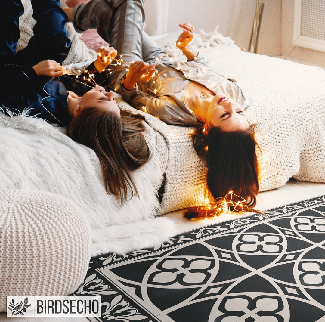 Celtic Knot Vinyl Mat, Kitchen Decor Mat, Retro Rugs, Modern Home Decor ...